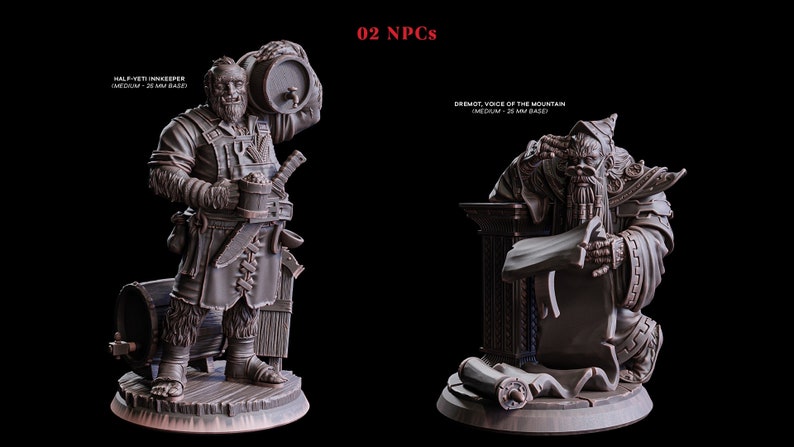 Yakfolk Warrior / A Stormforged Heaven / Flesh of Gods / Miniatures - Etsy