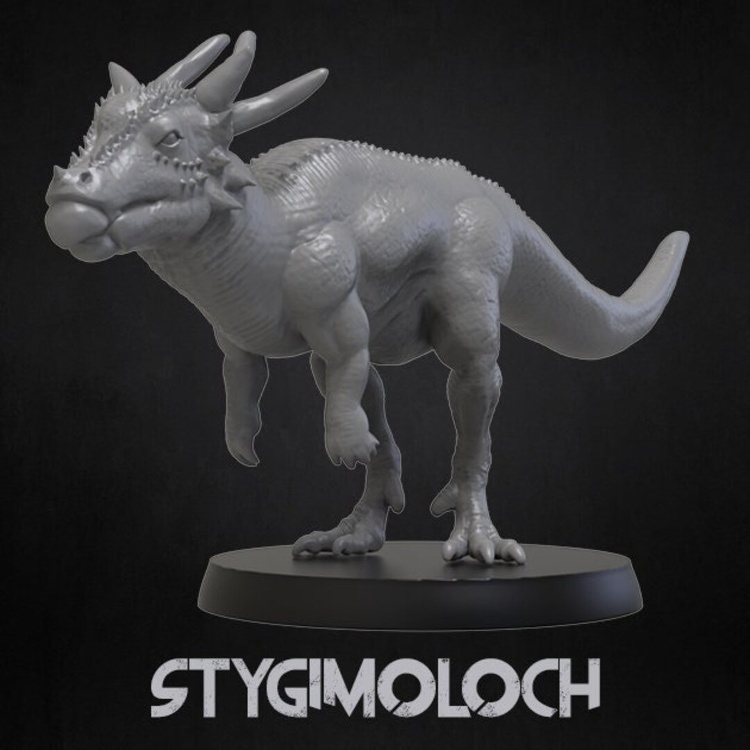Stygimoloch / Dinosaurs / 3D Ipstudios / Miniatures / D&D - Etsy