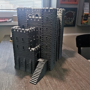 Old Norman Keep / 28mm Scale / Miniatureland / Terrain / Dnd / Tabletop ...