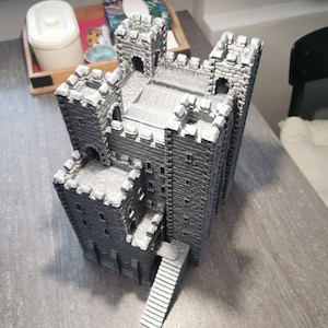Old Norman Keep / 28mm Scale / Miniatureland / Terrain / Dnd / Tabletop ...