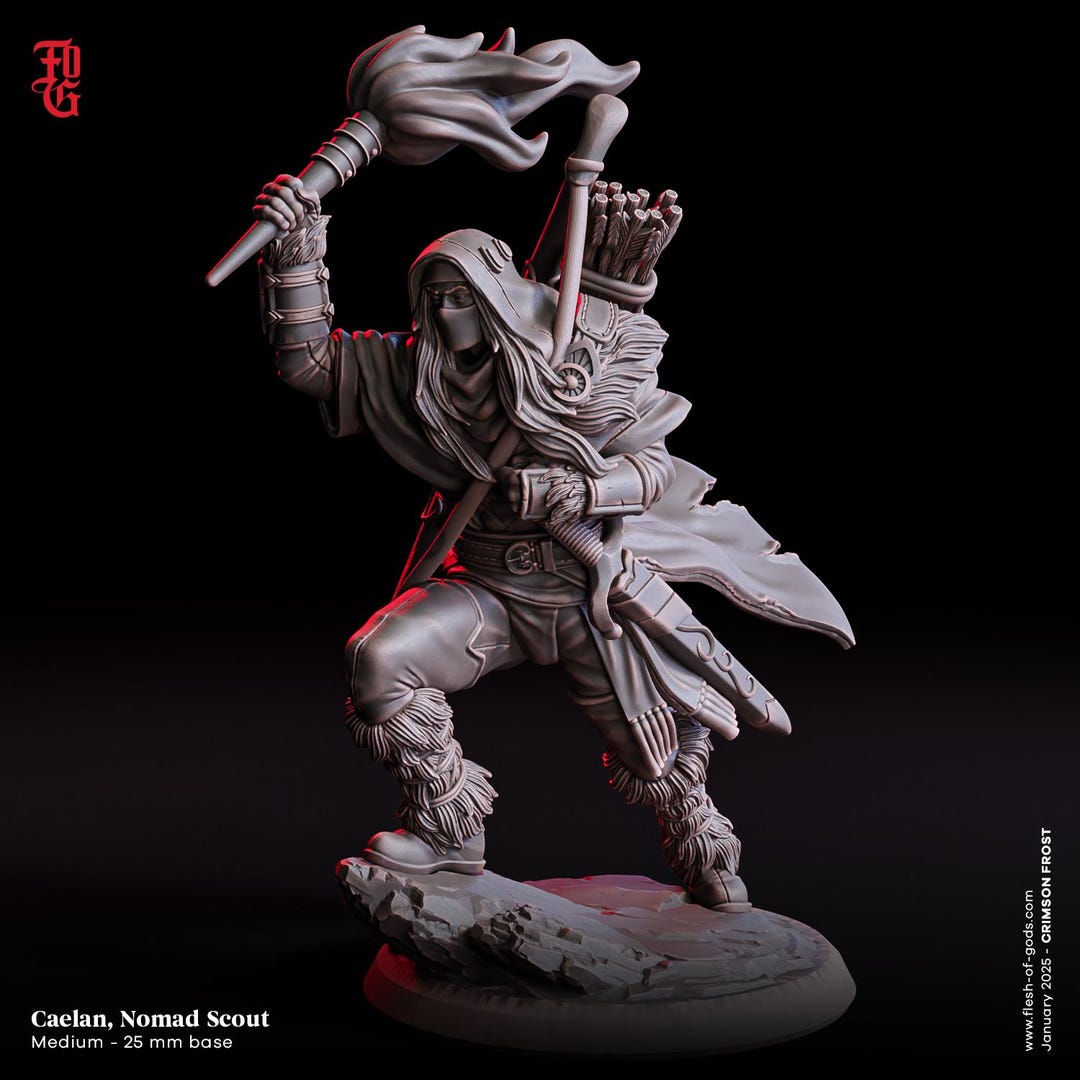 Caelan, Nomad Scout (elf Ranger) / Crimson Frost / Flesh of Gods ...