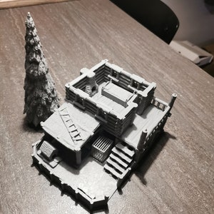 Forest Hunter Cabin / 28mm Scale / Miniatureland / Terrain / Dnd ...