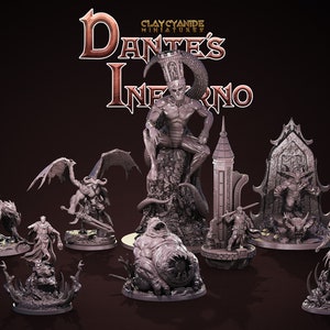 Malacoda / Dante's Inferno / Clay Cyanide Miniatures / Miniatures / D&D ...