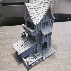 Medieval Cobbler House / 28mm Scale / Miniatureland / Terrain / Dnd ...