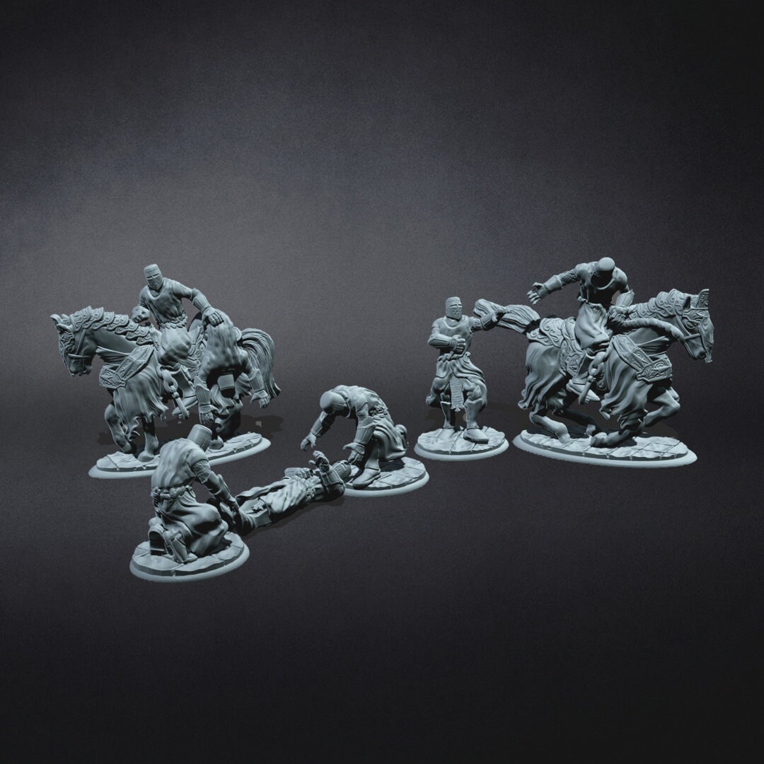 Medieval Knights Set 1B / Siege and Chivalry / Philip Sin / Miniatures ...