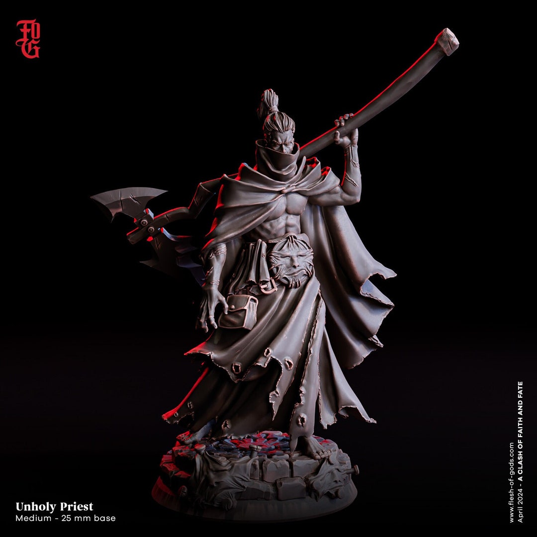 Unholy Priest / A Clash of Faith and Fate / Flesh of Gods / Miniatures ...