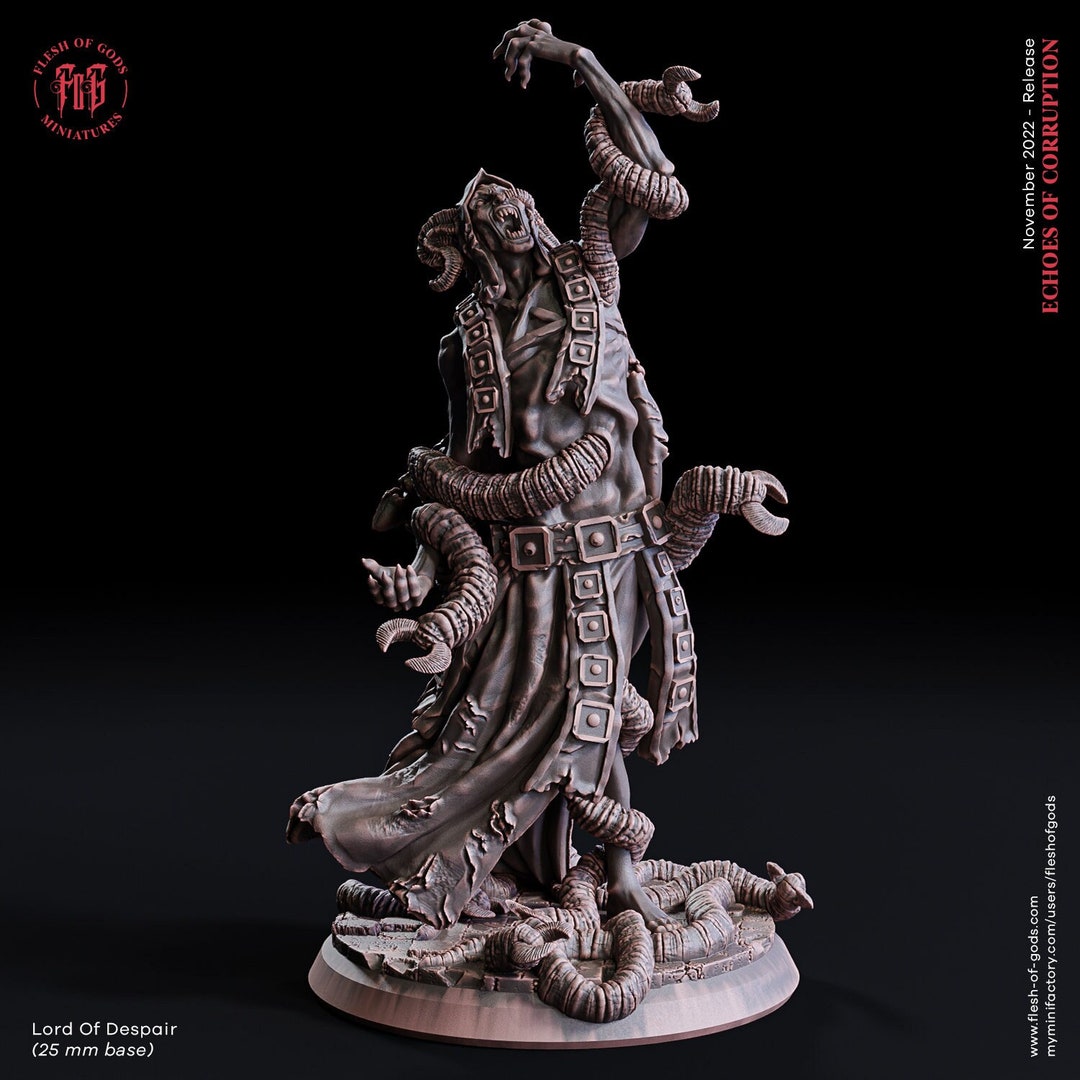 Lord of Despair / Echoes of Corruption / Flesh of Gods / Miniatures - Etsy