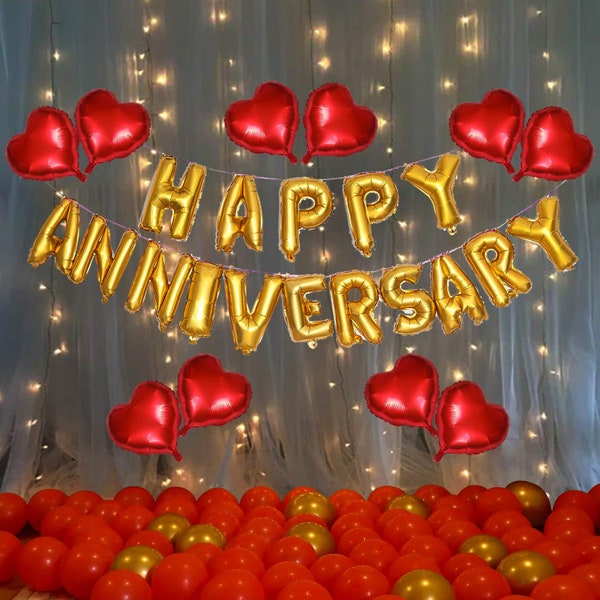 Happy Anniversary Balloons - Etsy