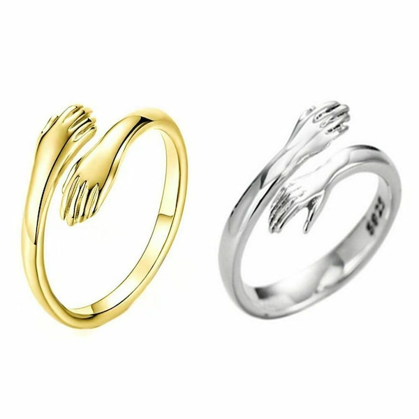 Hug Ring Sterling Silver - Etsy