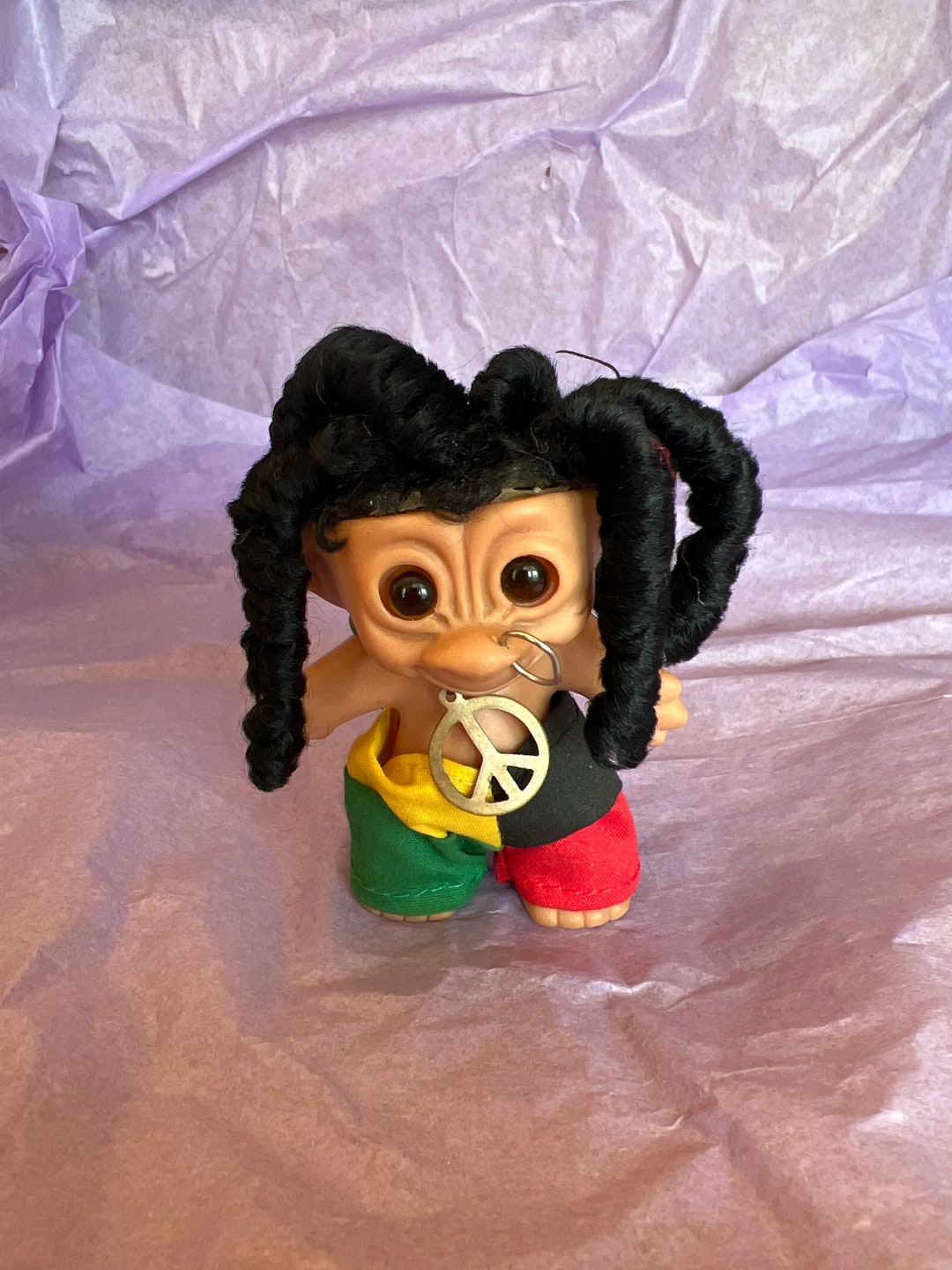 RARE Vintage Original San Diego Skankin Rasta Troll Doll 1988 - Etsy