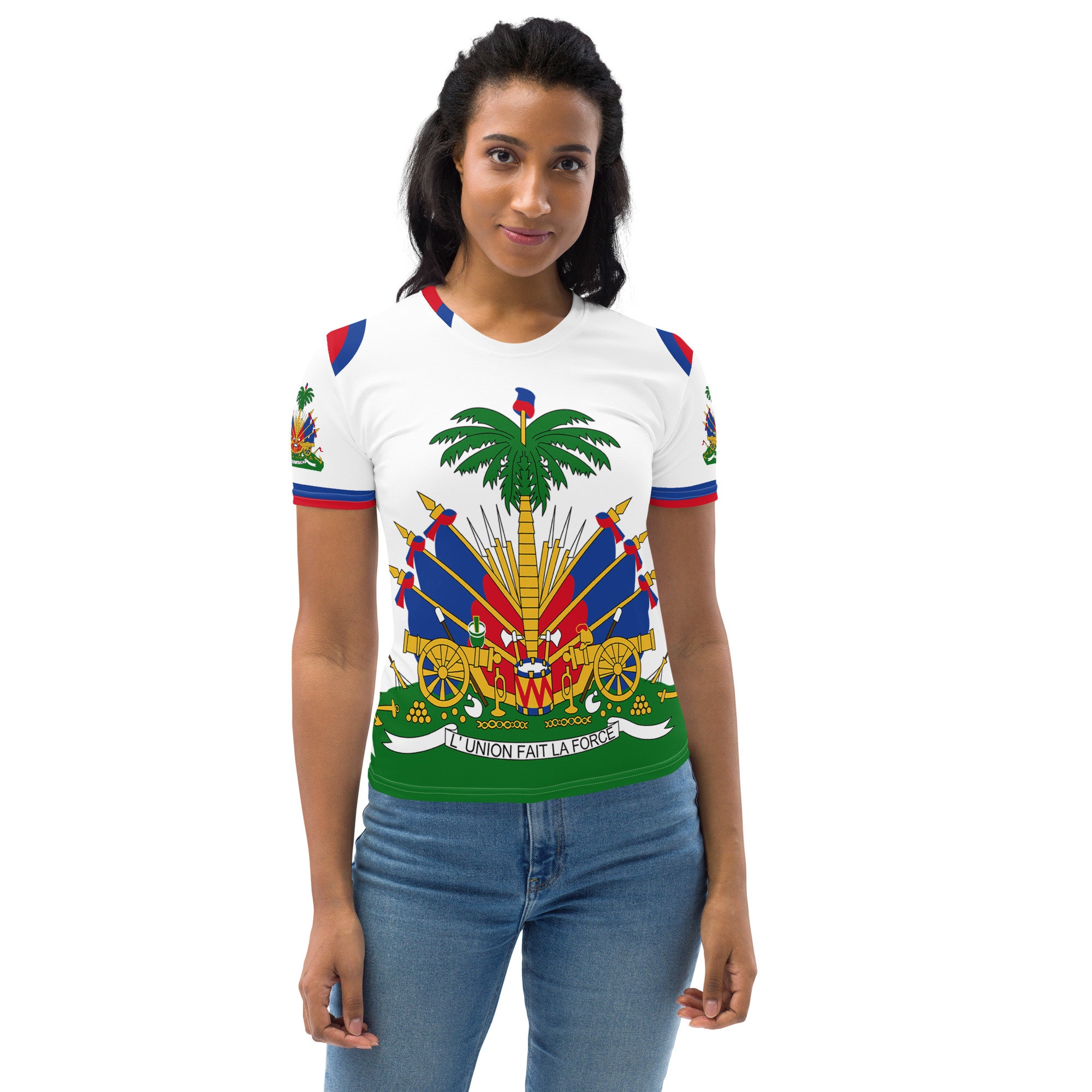 Women's Haitian Flag T-shirt - Etsy