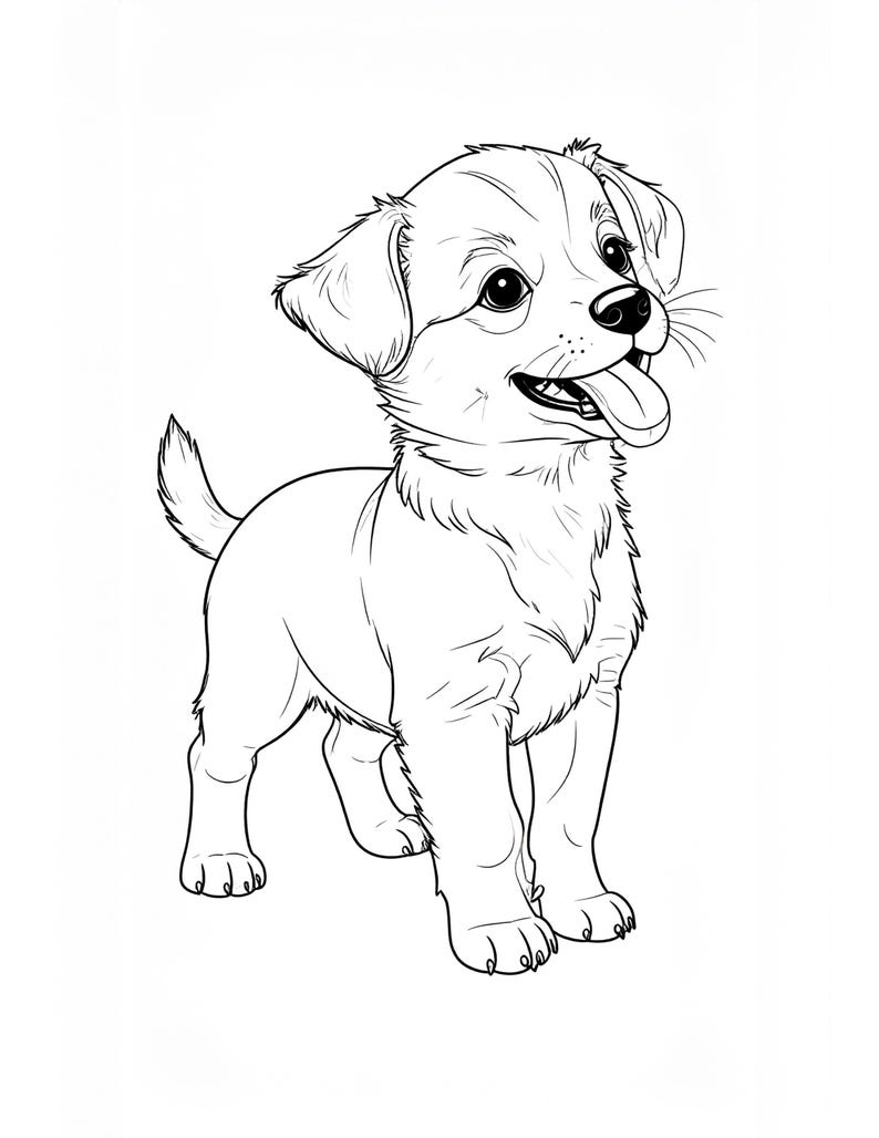 Kid Coloring Pages Printable Digital - Etsy