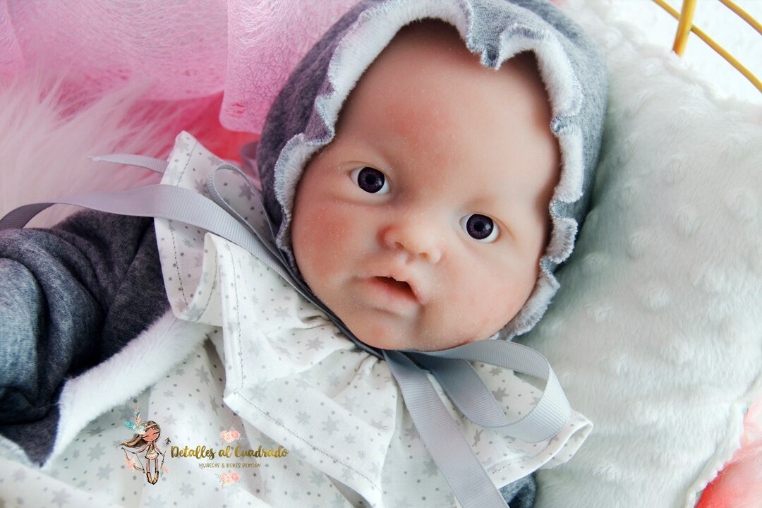 Hyper Realistic Reborn Baby Girl With Open Eyes Violet Color - Etsy