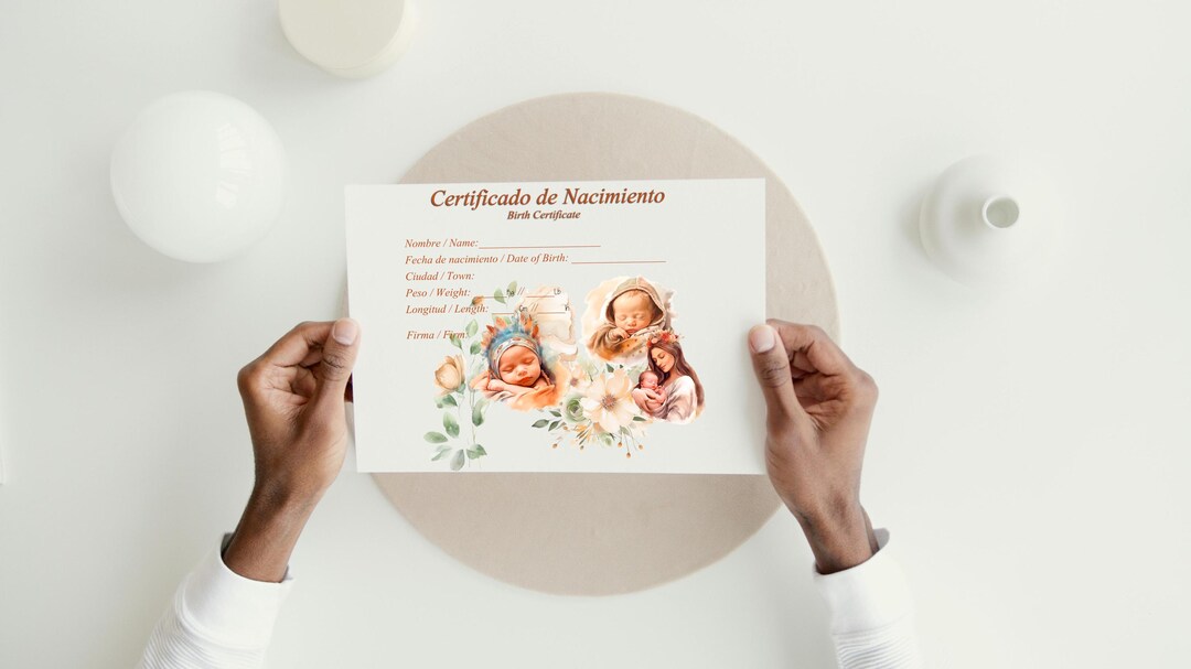 Birth Certificate, Reborn Certificate, Baby Keepsake, Newborn ...