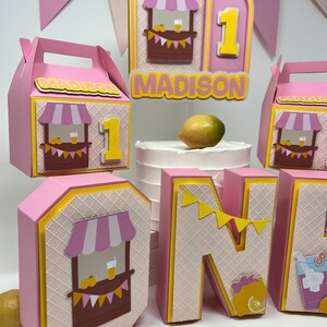 Pink Lemonade 3D Letters | Pink Lemonade Theme Party Props | Pink ...