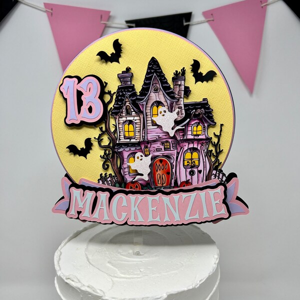 Halloween Cake Topper - Etsy