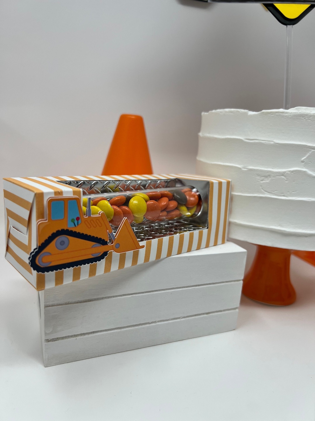 Construction Party Favors Construction Candy Tube Construction Birthday ...