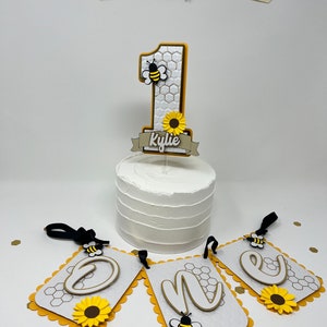 Bee First Birthday Cake Topper| Bee-first Birthday| First Birthday| Bee ...