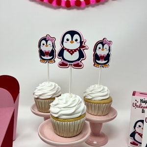 Valentines Day Party Valentines Theme Cupcake Topper Valentines Party ...