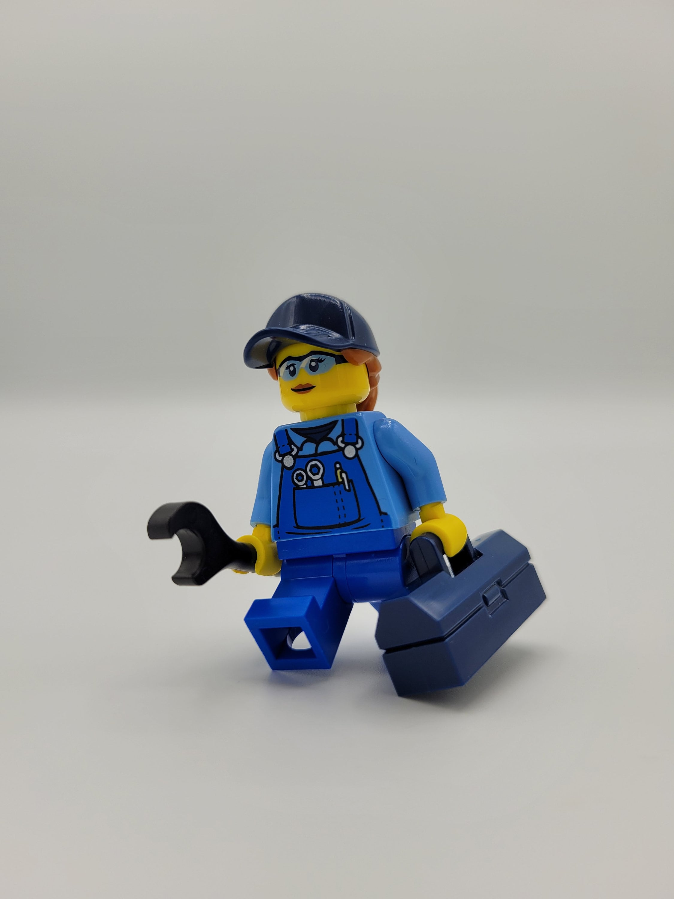 Custom LEGO® Minifigure Female Mechanic | Etsy