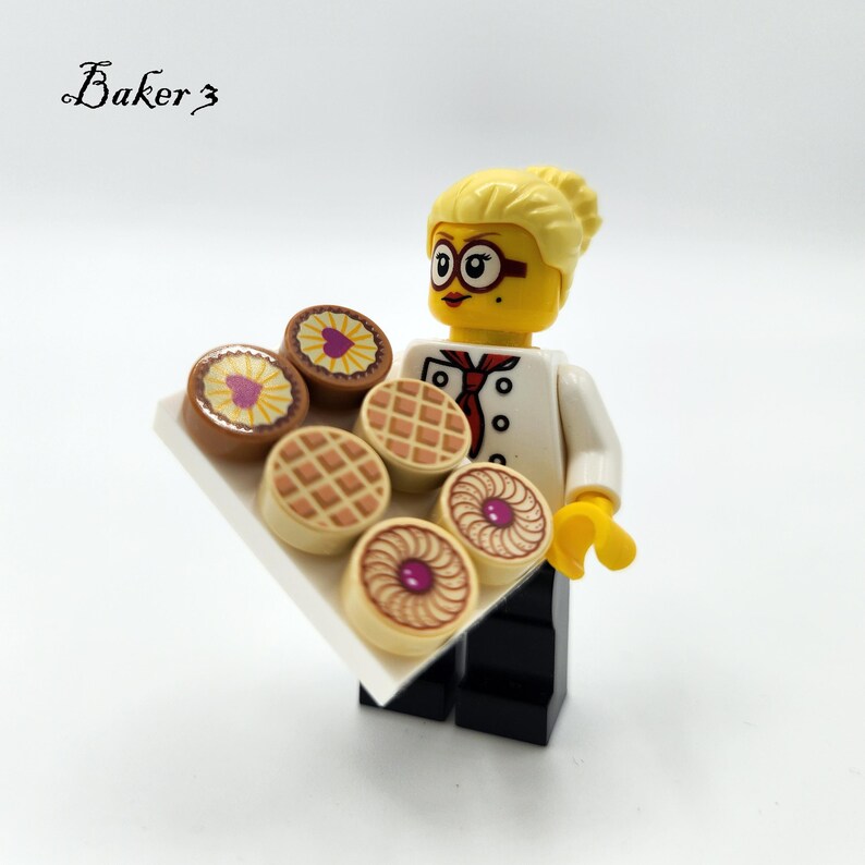 LEGO® Minifigure Chef and Baker - Etsy