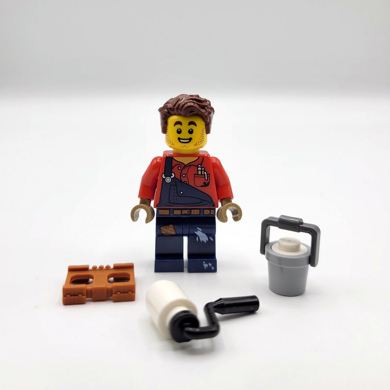 Custom LEGO® Minifigure Male Painter - Etsy