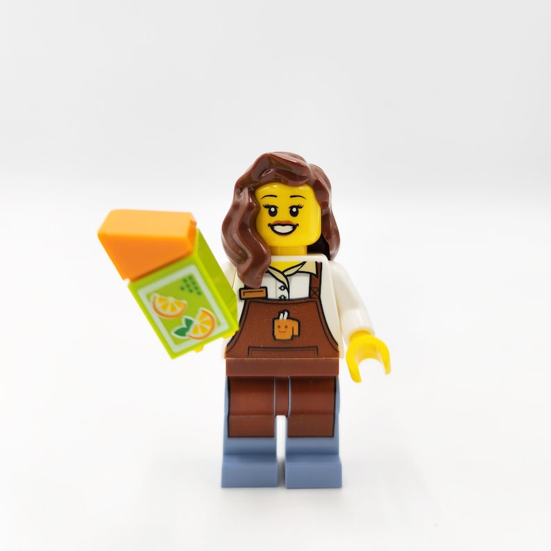 LEGO® Minifigure Barista - Etsy