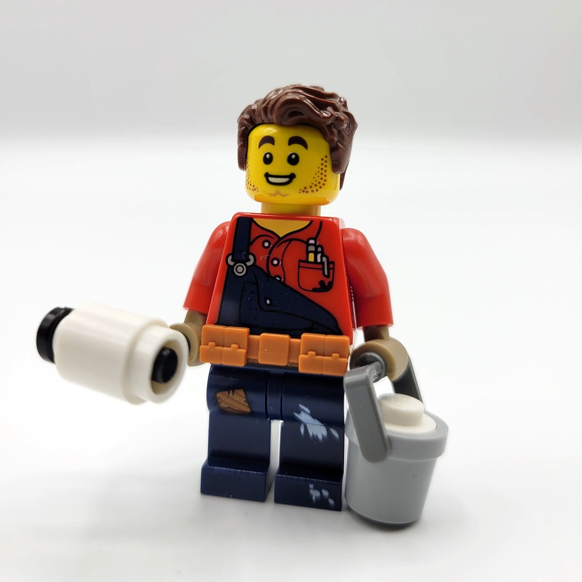 Custom LEGO® Minifigure Male Painter - Etsy
