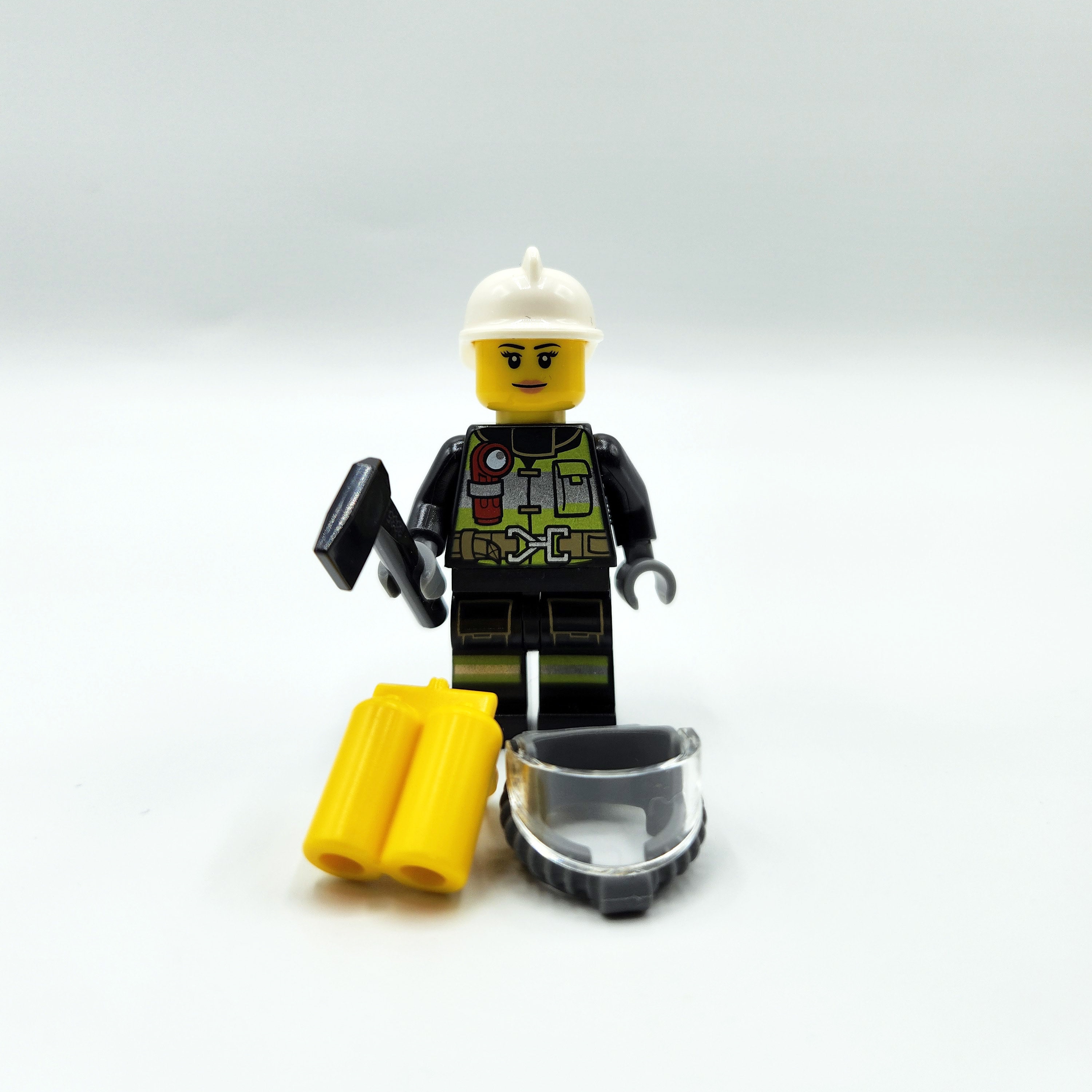 LEGO® Minifigure Firefighter A Team - Etsy