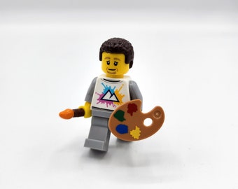 Custom LEGO® Minifigure Male Painter - Etsy