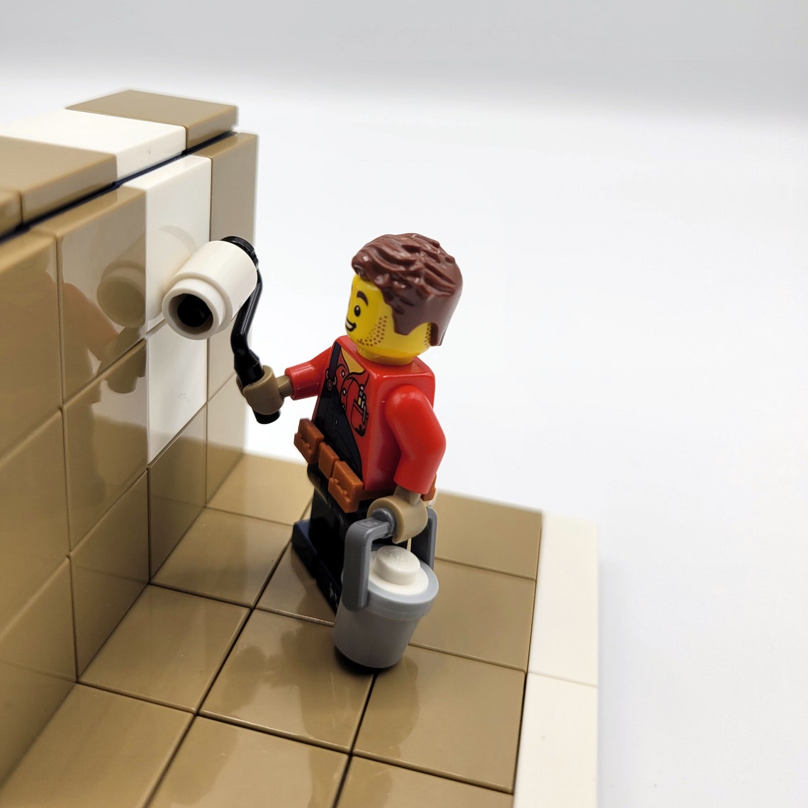 Custom LEGO® Minifigure Male Painter - Etsy