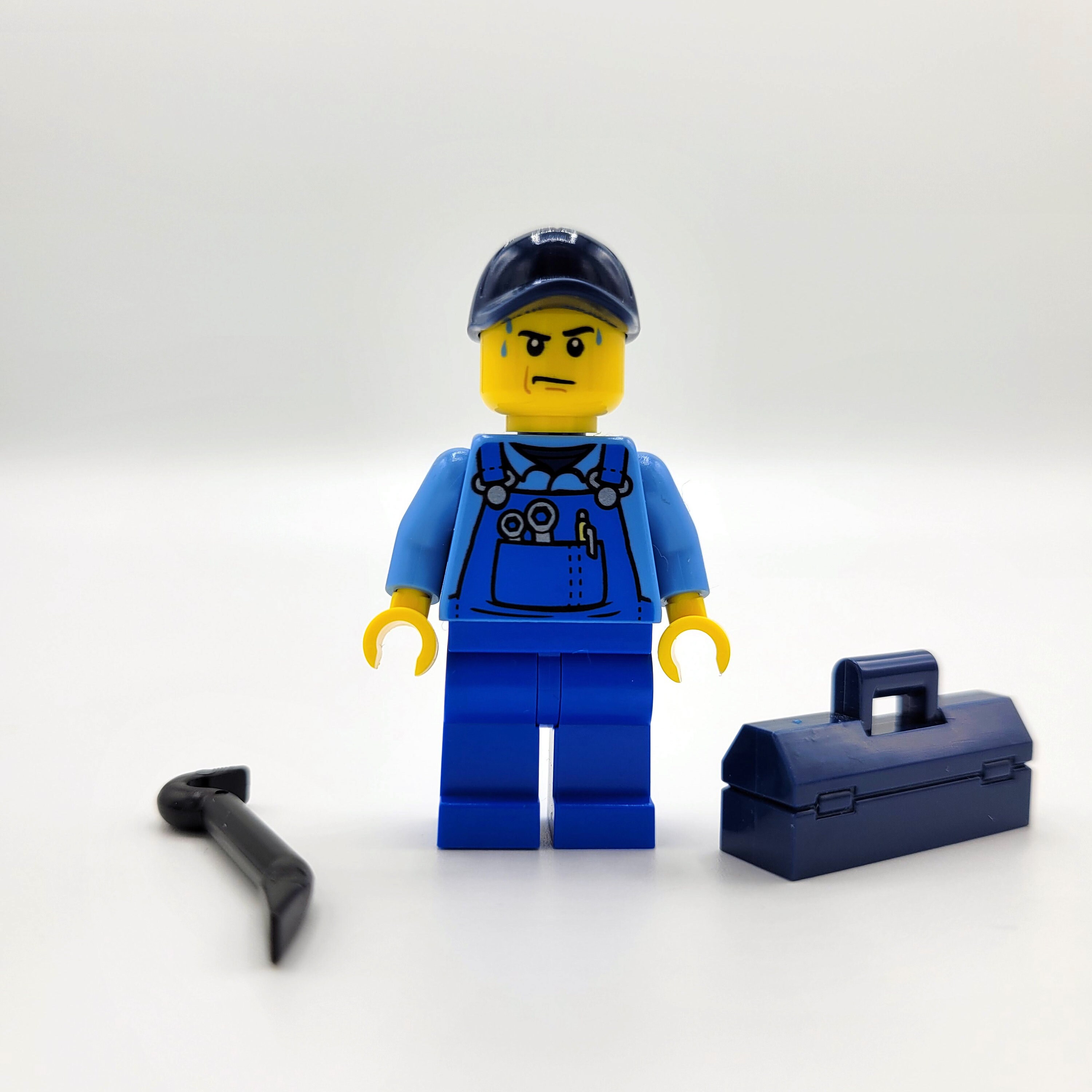 Custom LEGO® Minifigure Male Mechanic - Etsy