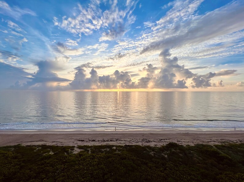 Ocean Sunrise Photography Download, Calm Atlantic Ocean in the Morning ...