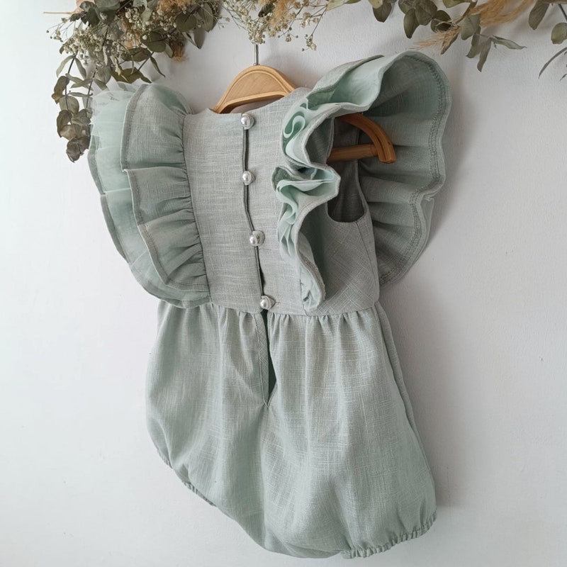 Baby Girl Romper - Etsy