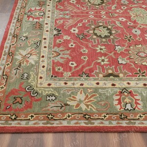 Brand New Hand Tufted Traditional Style Woolen Area Rugs & Carpets ...