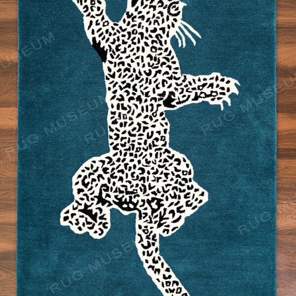 Leopard Area Rugs - Etsy