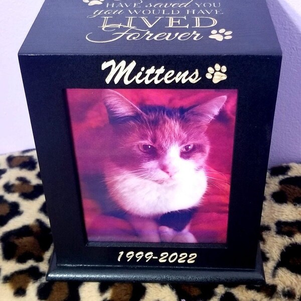 Cat Cremation Box - Etsy