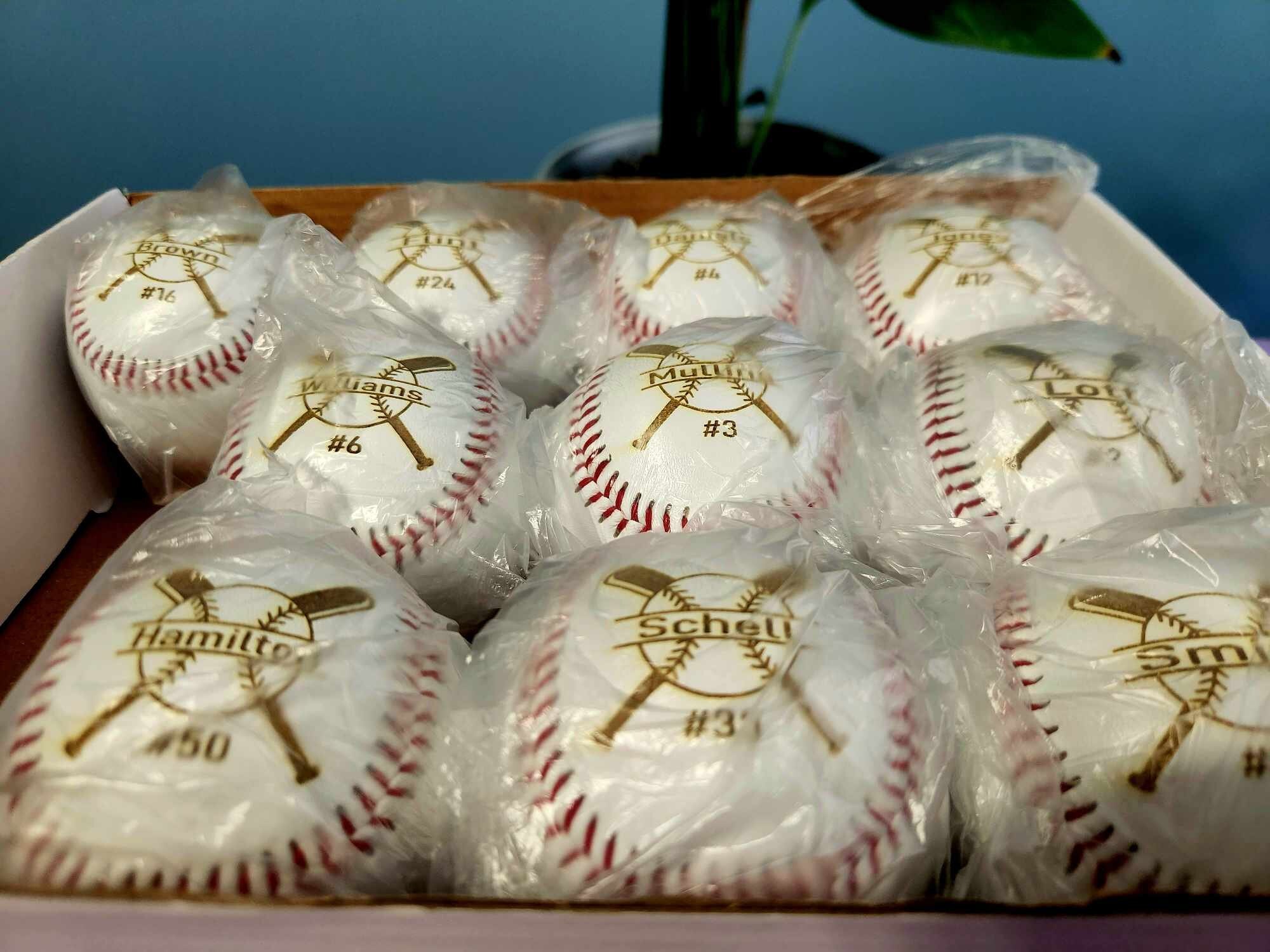 Personalized Baseballs, Team Balls, League Balls, Little League ...