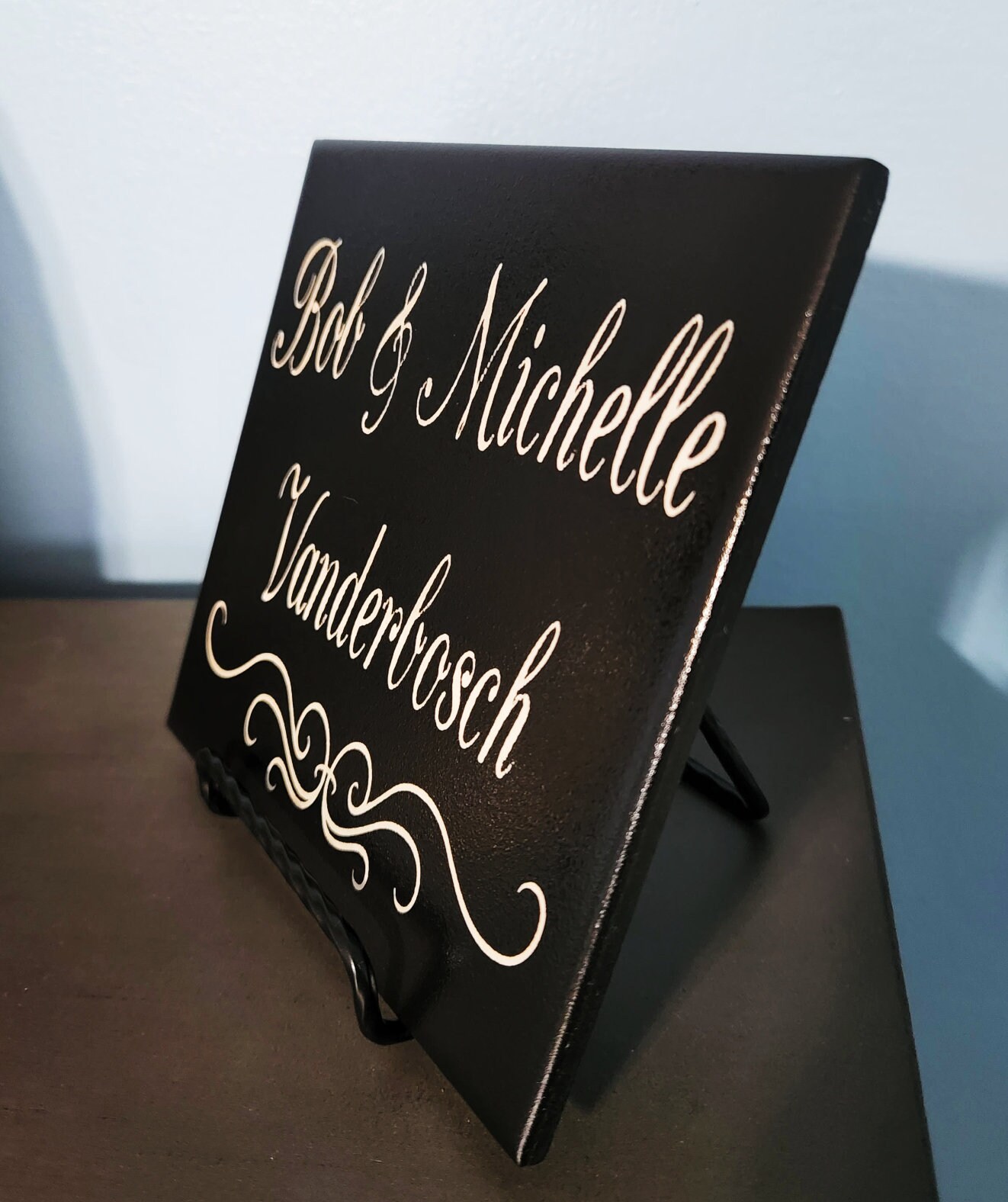 Custom Engraved Name Stone Plaque Sign | Personized Family Gift ...