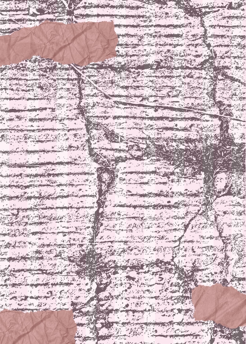 Vintage Pink Junk Journal Backgrounds Digital File 1 - Etsy