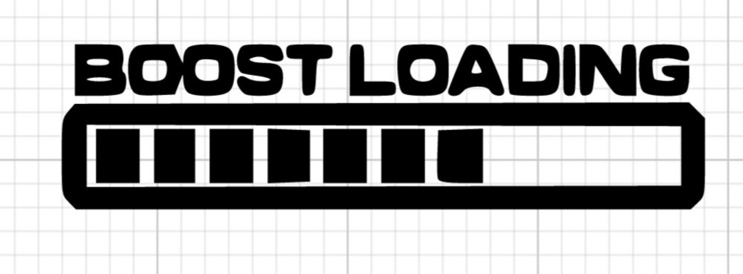 Boost Loading Decal - Etsy