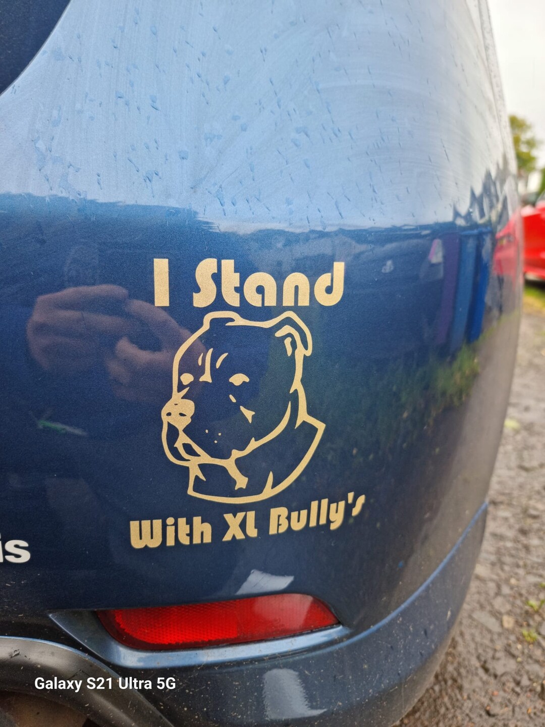 I Stand With XL Bully Car Window Laptop Decal - Etsy