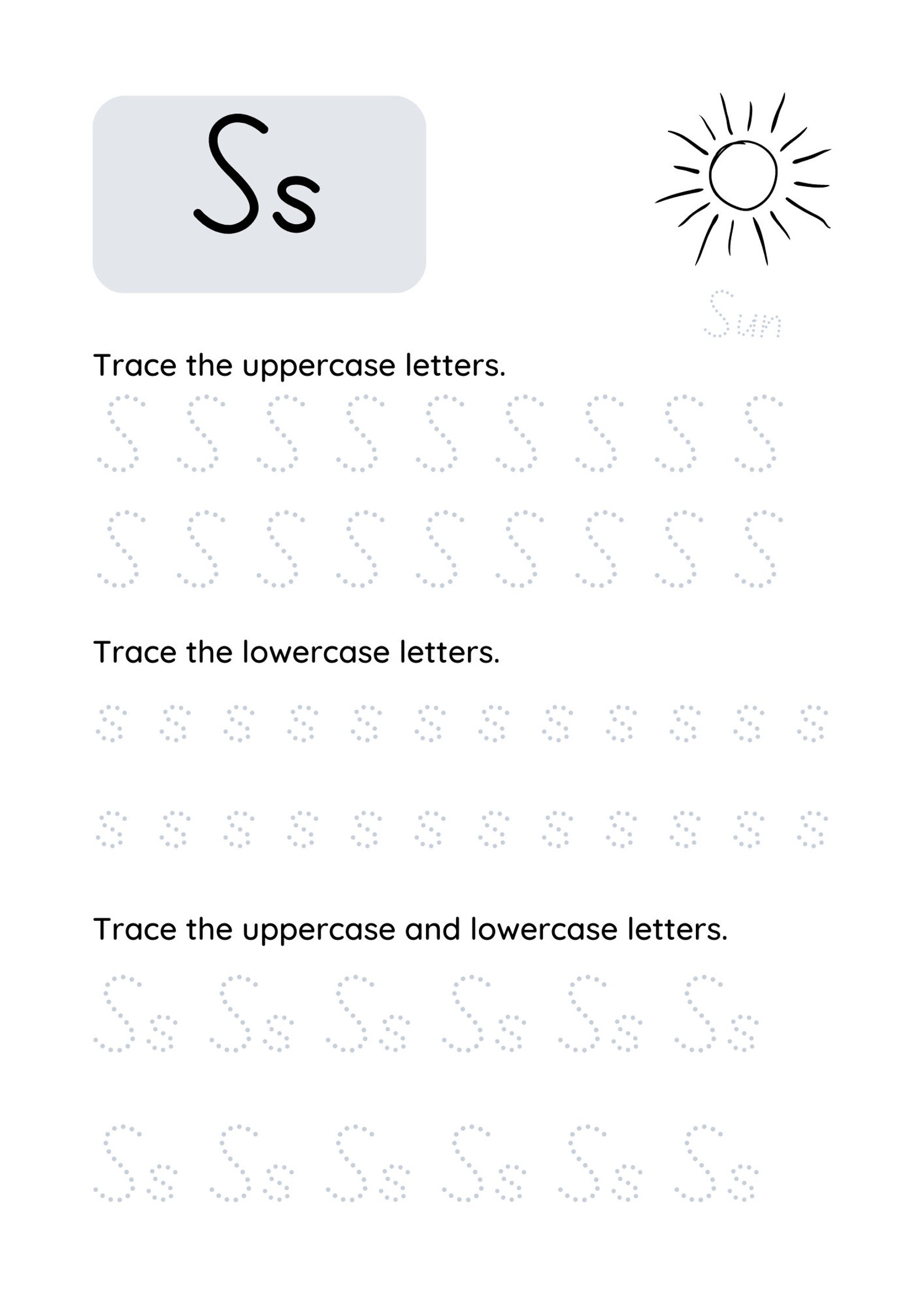 Alphabet Tracing Worksheets A-Z / ABC Tracing Workbook /handwriting ...