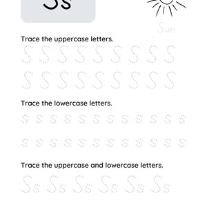 Alphabet Tracing Worksheets A-Z / ABC Tracing Workbook /handwriting ...