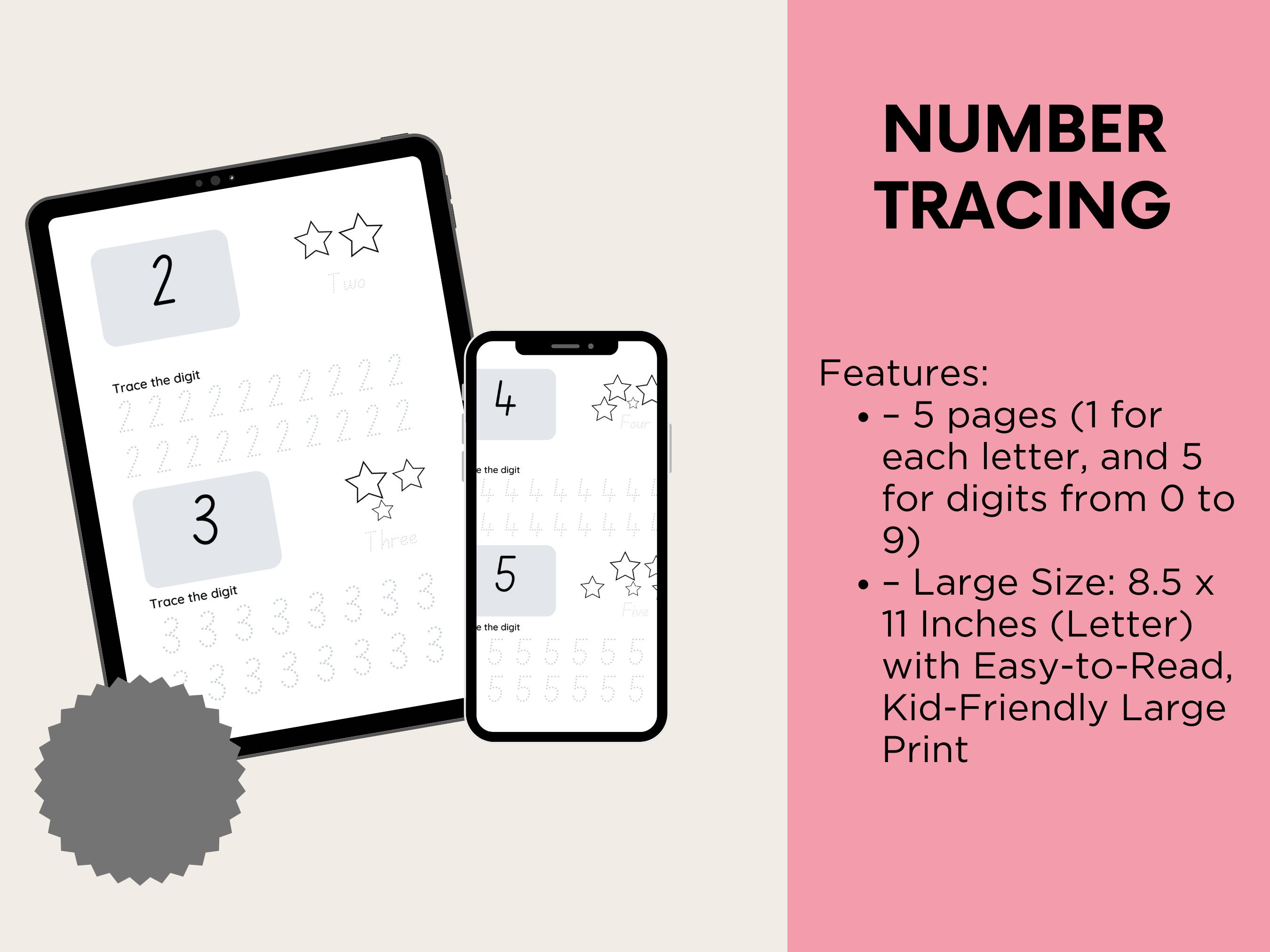 Numbers Tracing for Kids, Coloring Pages for Kids, Learning and Kids ...