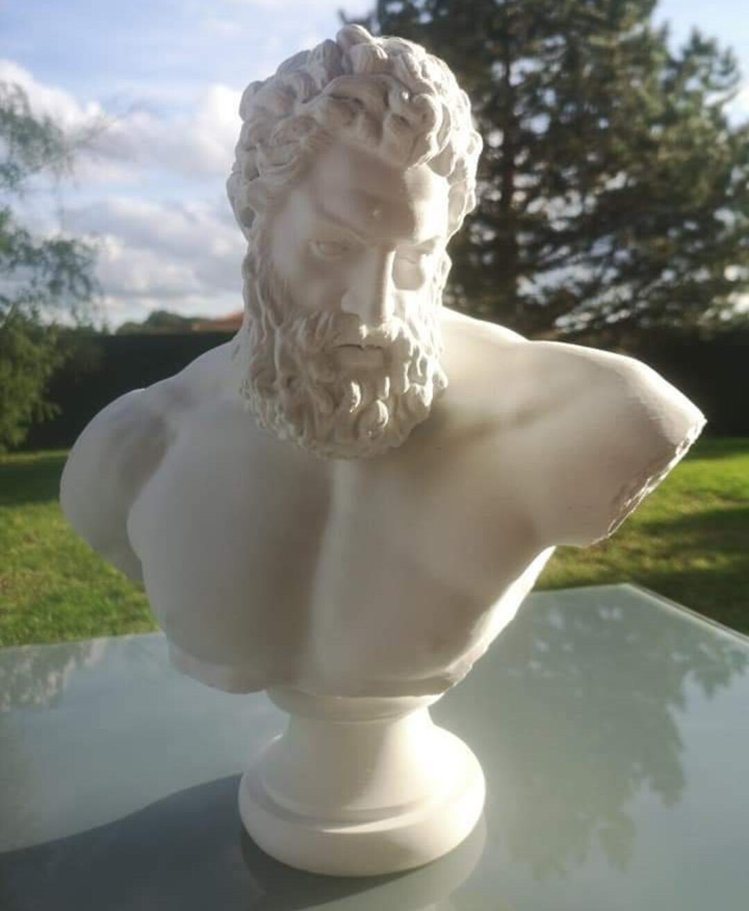 3D Printed Hercules Bust - Etsy
