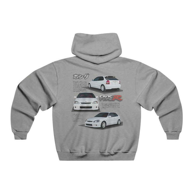 Honda Civic EK9 Type R Hoodie - Etsy