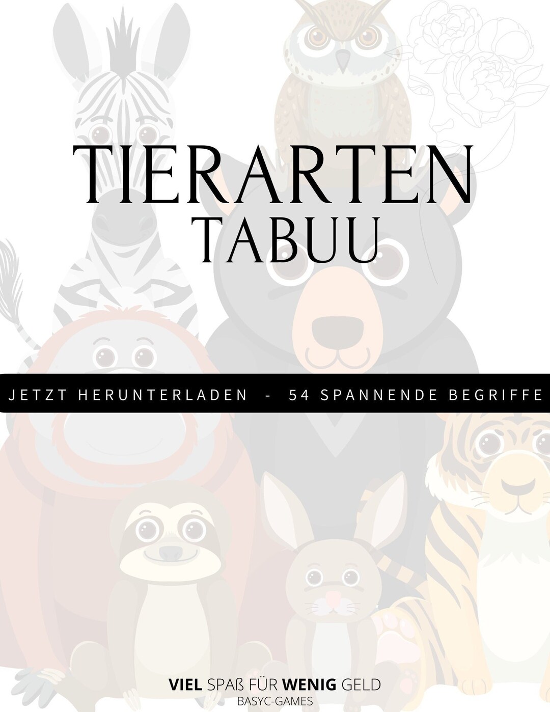 Taboo Game Animal Species, Animals, Animal World, Puzzles, Game Night ...
