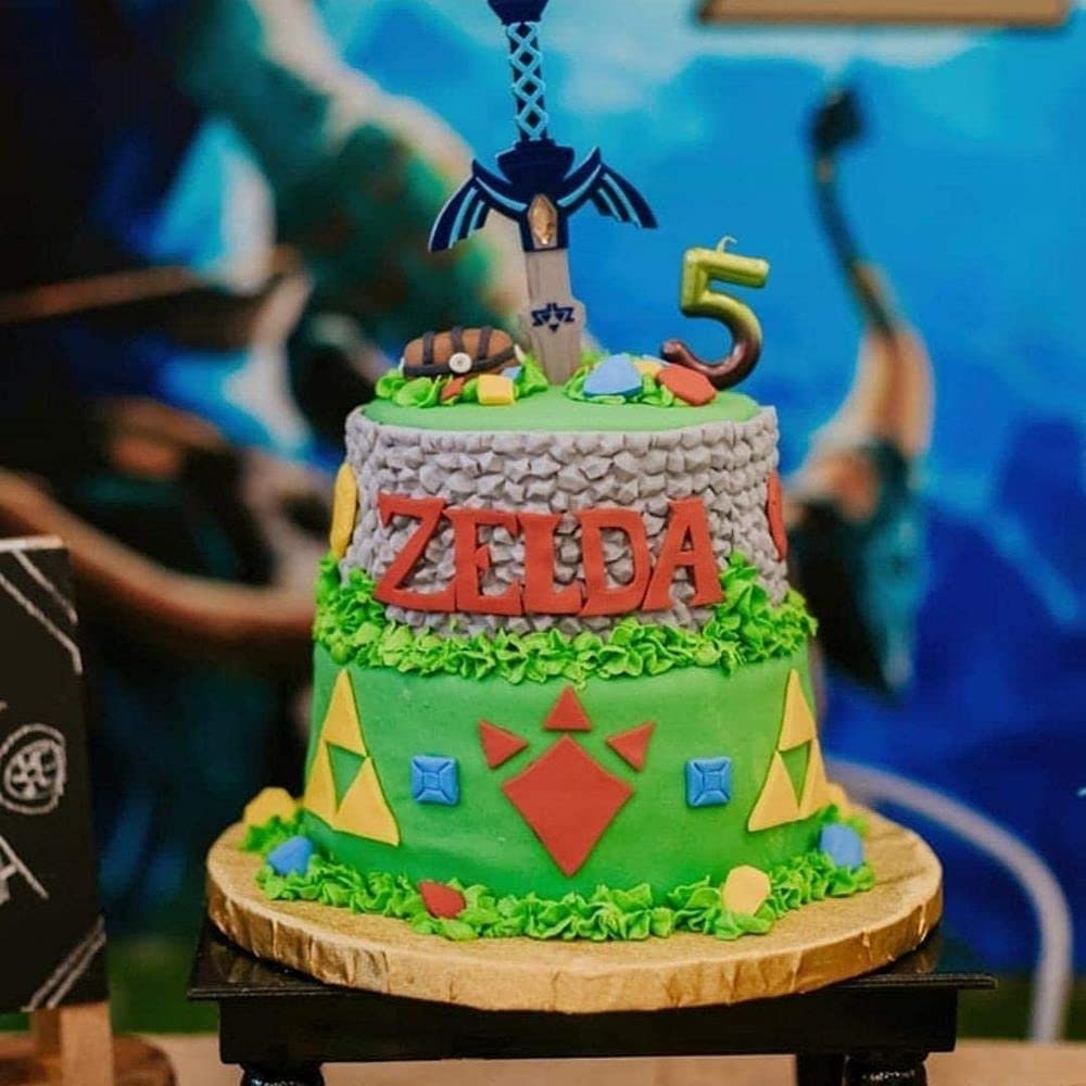 Zelda Sword Personalized Cake Topper - Etsy
