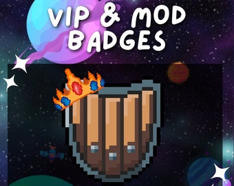 Mod Vip Badges Twitch - Etsy
